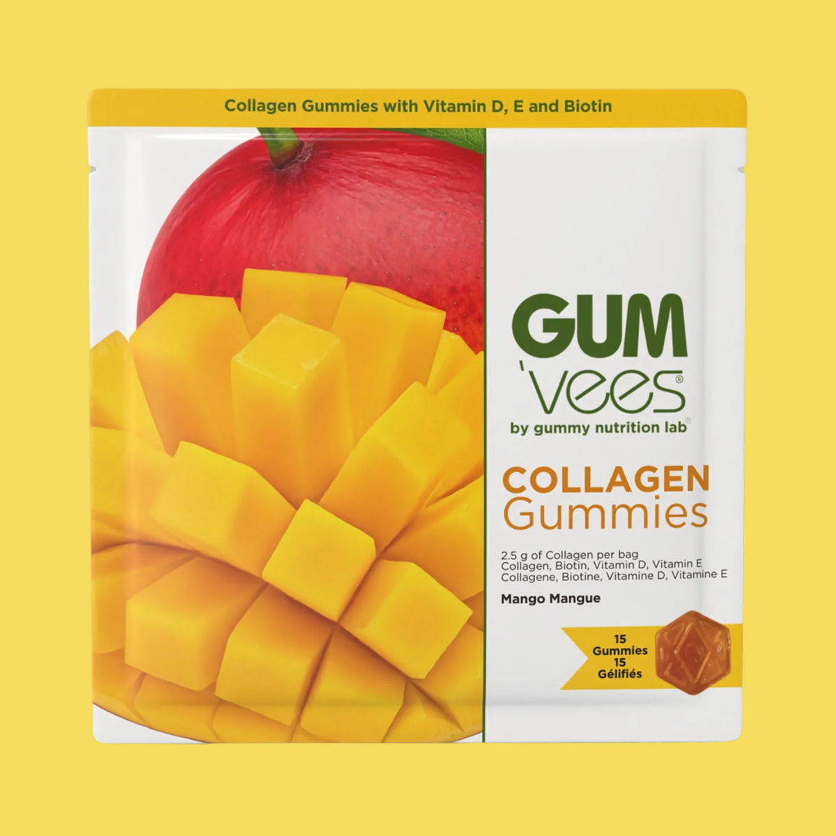 Collagen Gummies - with Vitamin A, Viatmin D and Biotin – GUMvees by ...