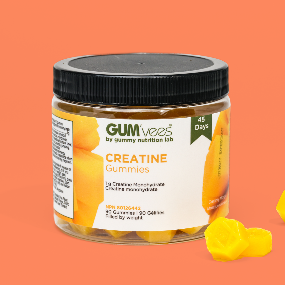 GUMvees Creatine Gummies by Gummy Nutrition Lab – GUMvees by Gummy ...